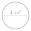 4 3/4 Inch Circle Cards - PaperPresentation.com