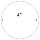 4 Inch Circle Cards - PaperPresentation.com